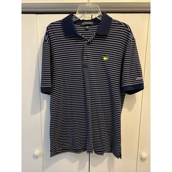 Masters | Shirts | Masters Collection Shirt Mens L Blue Golf Polo 6s ...